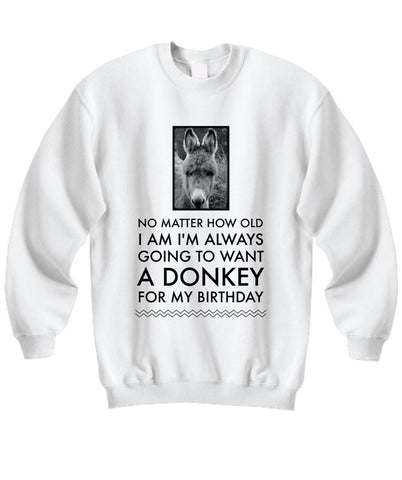 Donkey Hoodie - Donkey Lovers Gift - Donkey Clothing - Smartass Hoodie ...