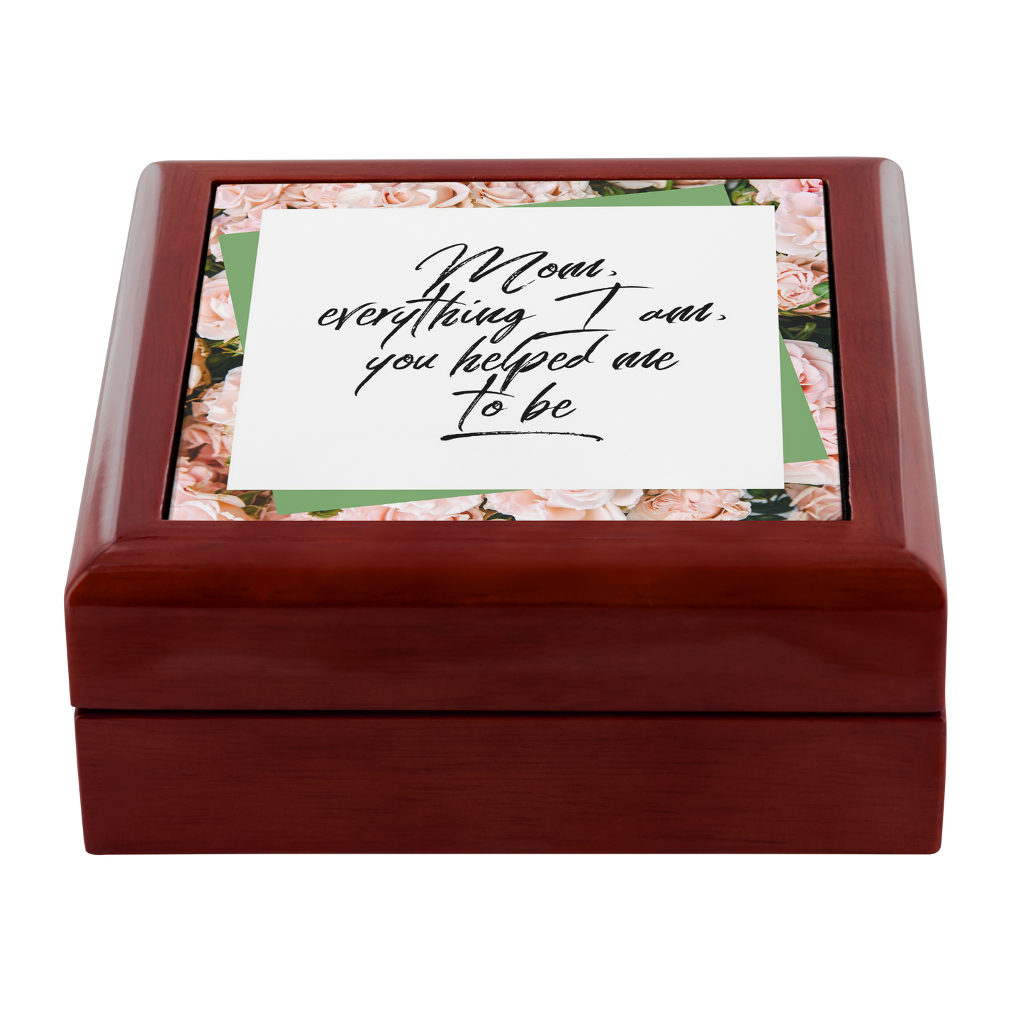 Wooden Jewelry Memory Box For Mom - Gifts For Mom - Mothers Day Gifts ...